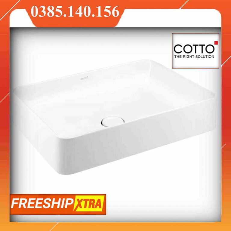 Chậu rửa mặt Lavabo Cotto C003427 đặt bàn | Prime Tổng Kho