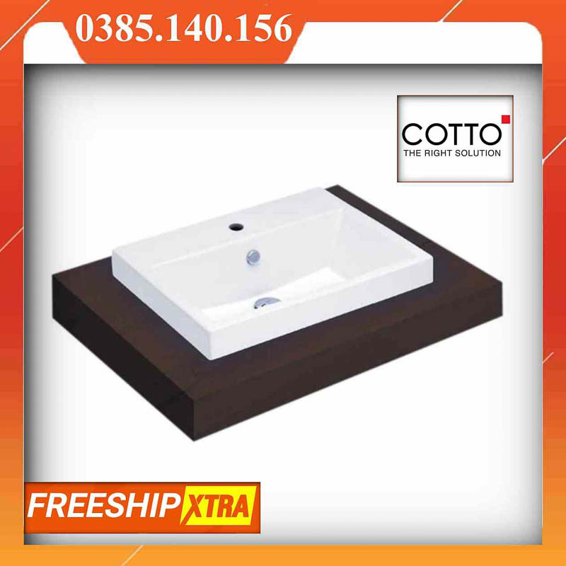 Chậu rửa mặt Lavabo Cotto C0902 đặt bàn | Prime Tổng Kho